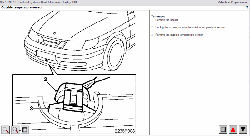 outside air temp sensor location | SaabCentral Forums